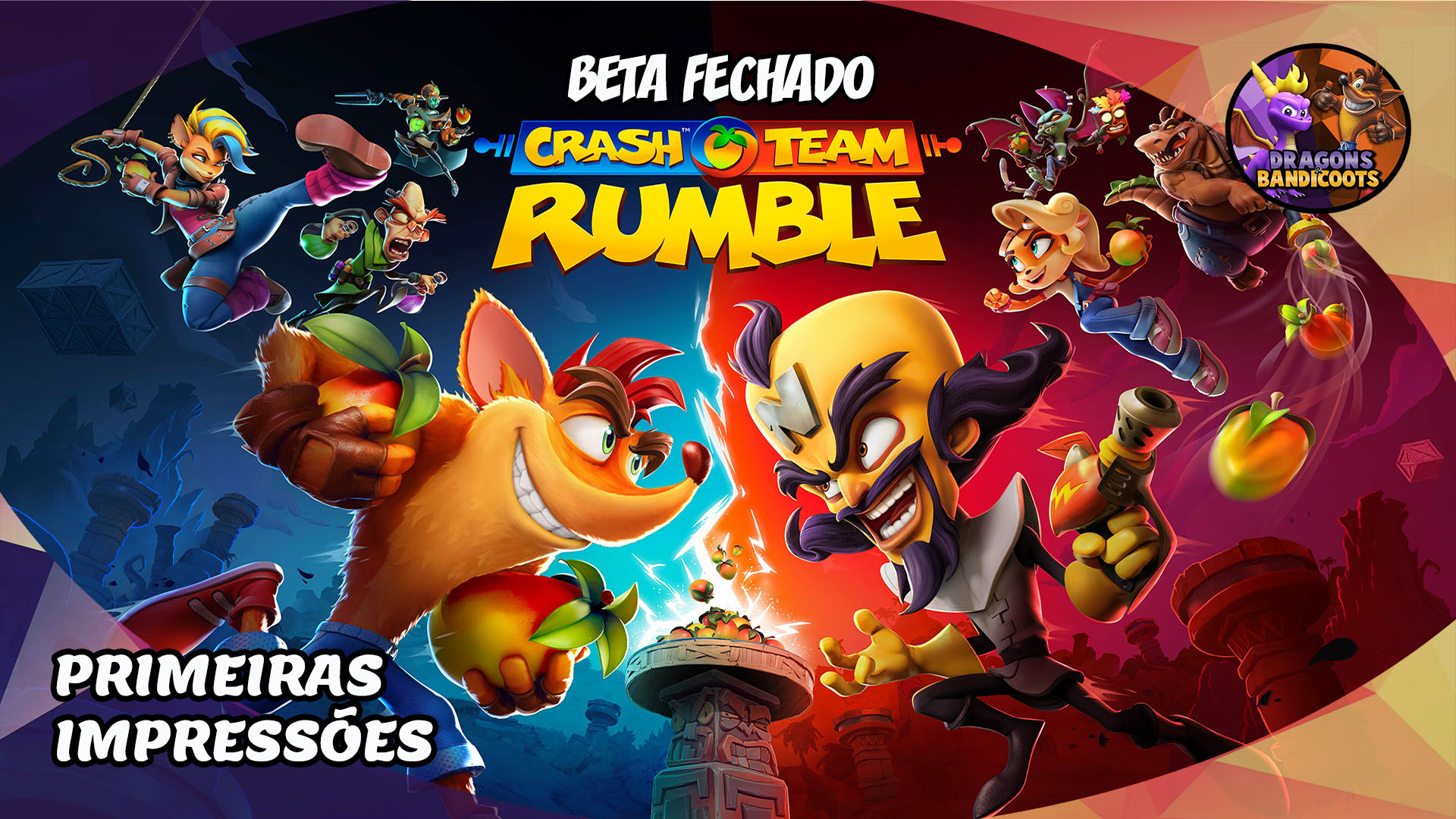 PRIMEIRAS IMPRESSÕES DE CRASH TEAM RUMBLE